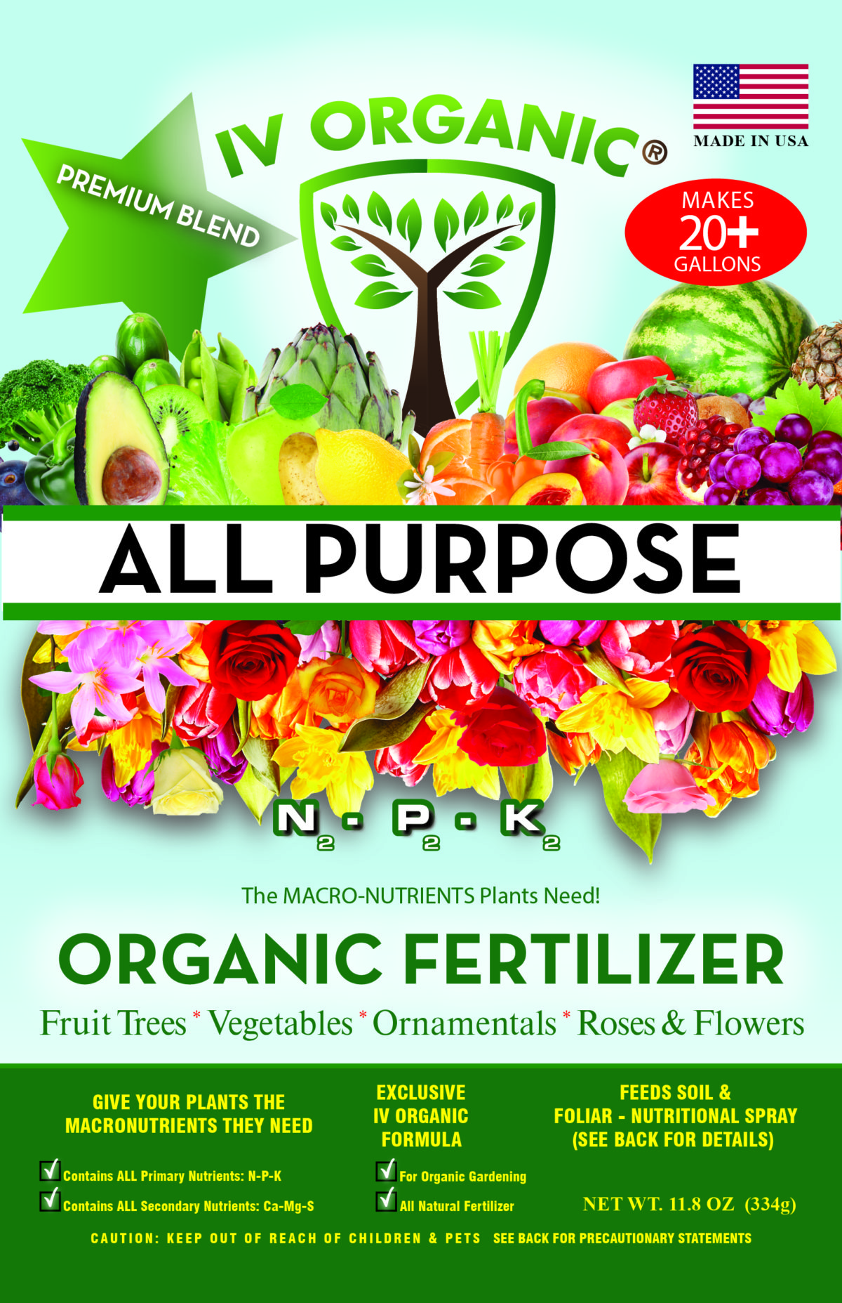 All Purpose Fertilizer – Premium Blend – IV Organics